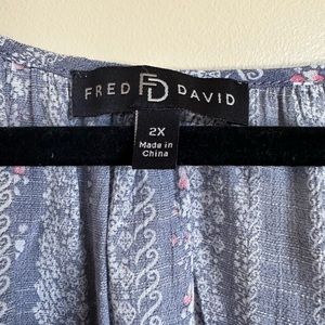 Fred David | Tops | Womens Shirt | Poshmark